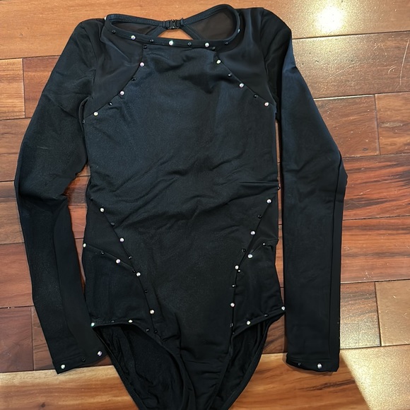 Mariia | Costumes | Girls Thea Mesh Insert Long Sleeve Leotard | Poshmark